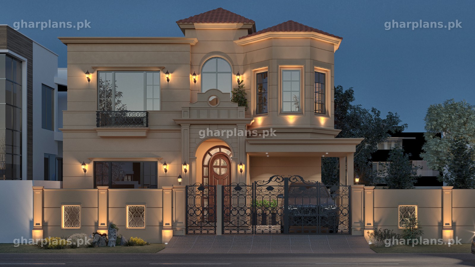 Thrilling And Unique Home Front Designs | GHR Plans