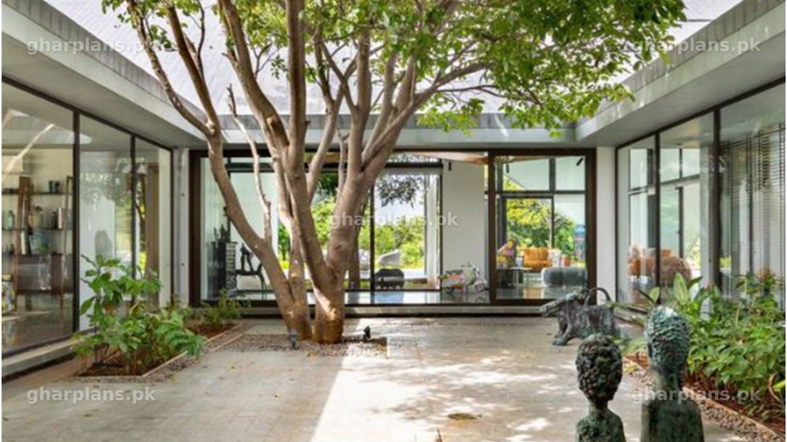 Asian Style House Plans With Courtyard Asian Courtyard House | TikTok