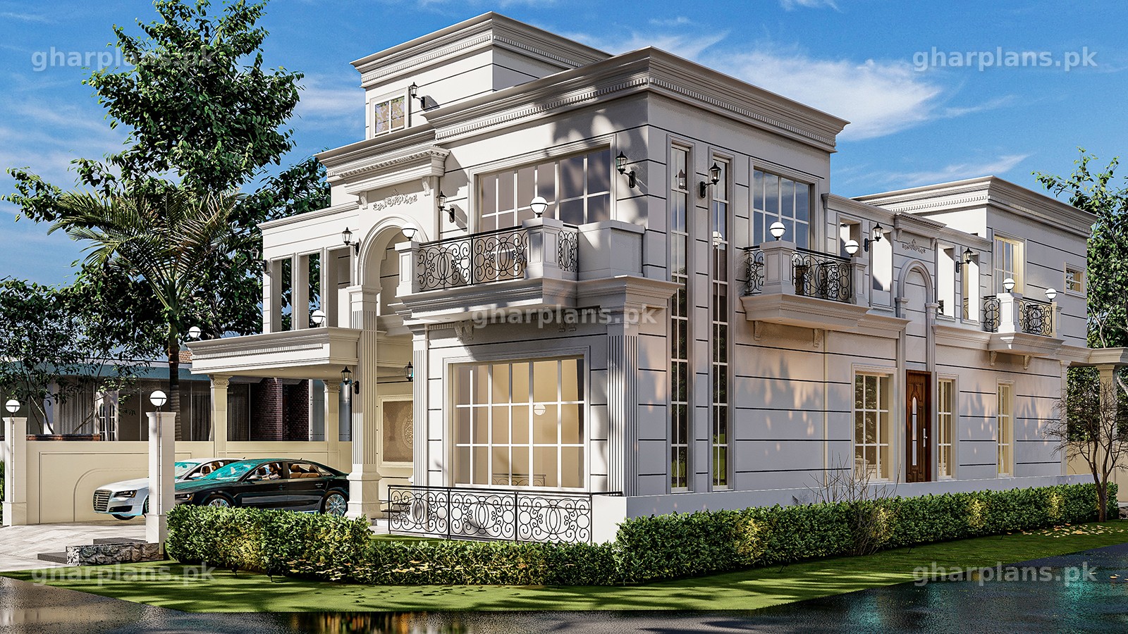 Beautiful 500 Square Yard House Design 50 x 90 | GHR Plans